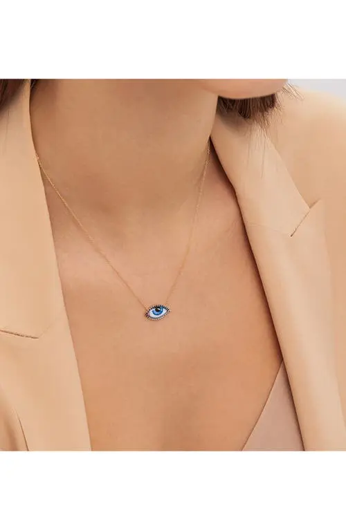 LITO FINE JEWELRY Petit Bleu Diamond & Sapphire Necklace