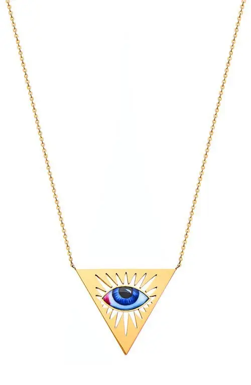 LITO FINE JEWELRY Isida Petite Pendant Necklace - Blue