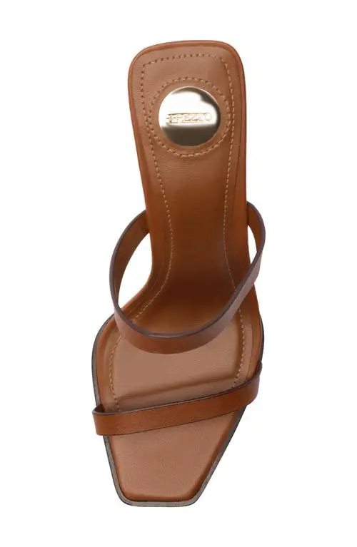 AREZZO Alex Wedge Slide Sandal - Warm Caramel
