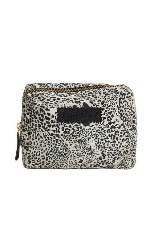 LILY AND LIONEL Printed Cosmetic Bag - Neutral