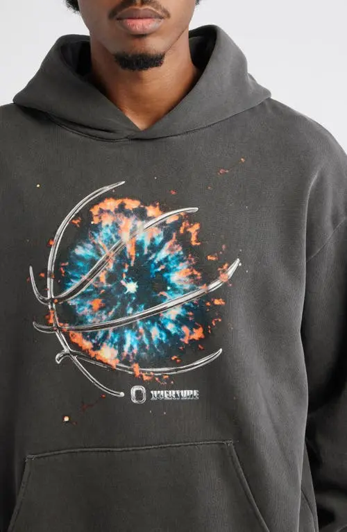 OVERTIME Graphic Print Hoodie