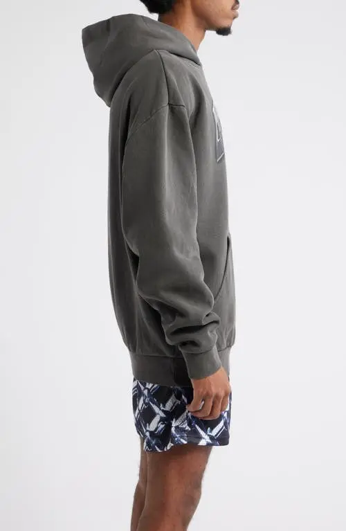 OVERTIME Graphic Print Hoodie