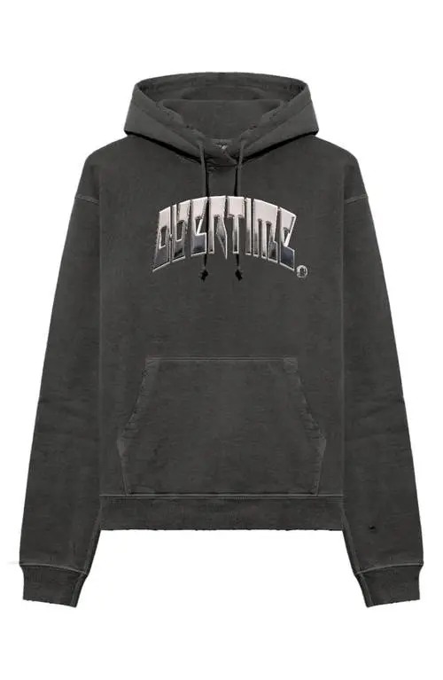 OVERTIME Graphic Print Hoodie