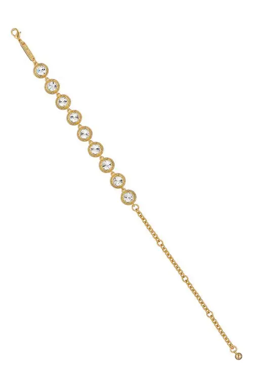 Ted Baker London Solace Solitaire Sparkle Crystal Bracelet - Gold Tone/clear Crystal