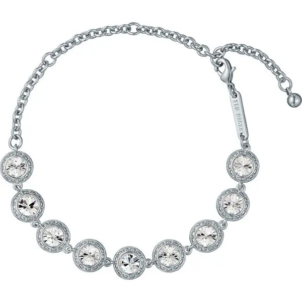 Ted Baker London Solace Solitaire Sparkle Crystal Bracelet - Silver Tone/clear Crystal