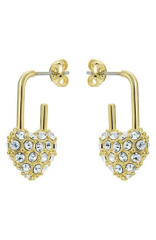 Ted Baker London Payton Crystal Padlock Drop Earrings