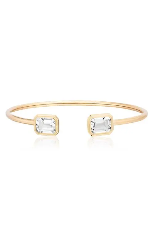 Goshwara Manhattan Round Flex Cuff - Clear
