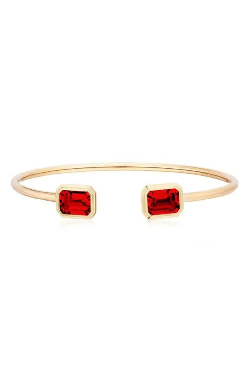 Goshwara Manhattan Round Flex Cuff - Red