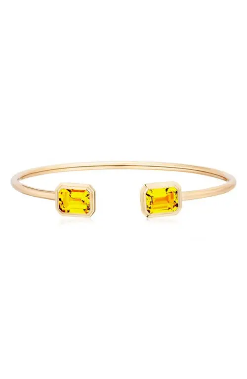 Goshwara Manhattan Round Flex Cuff - Yellow