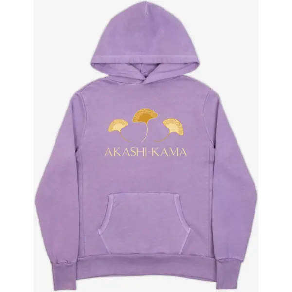 AKASHI-KAMA Ginkgo Leaf Hoodie