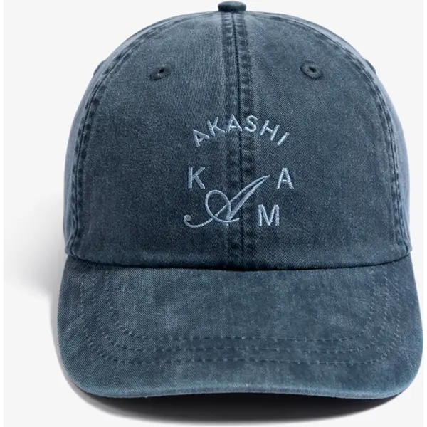 AKASHI-KAMA Crest Cap - Denim