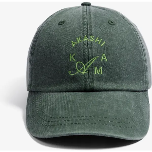 AKASHI-KAMA Crest Cap - Moss