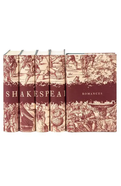 JUNIPER BOOKS William Shakespeare Engraving Book Set