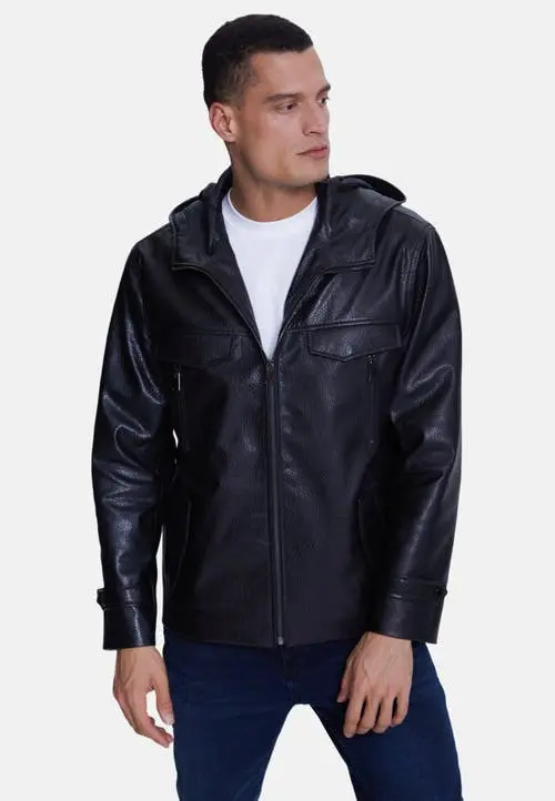 FURNIQ UK Adrian Leather Jacket