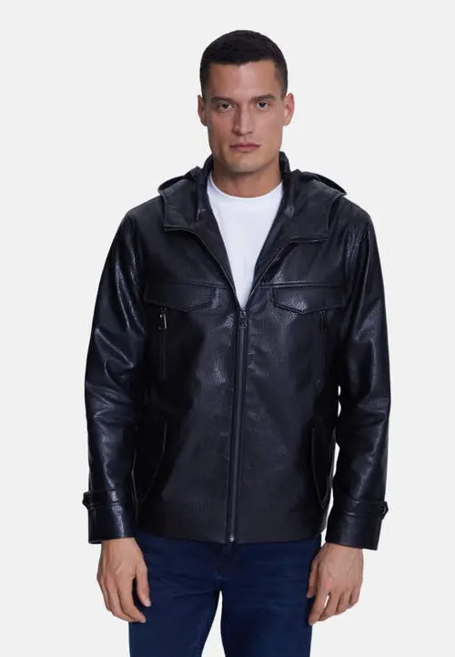 FURNIQ UK Adrian Leather Jacket