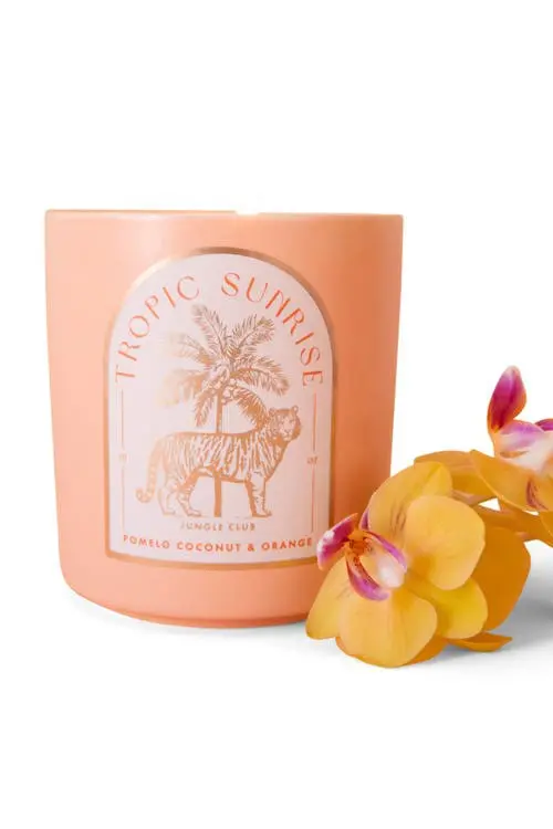 JUNGLE CLUB Tropic Ceramic Candle - Sunrise
