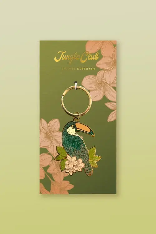 JUNGLE CLUB Enamel Keychain