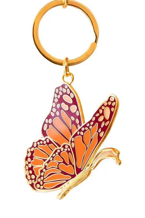 JUNGLE CLUB Enamel Keychain - Butterfly