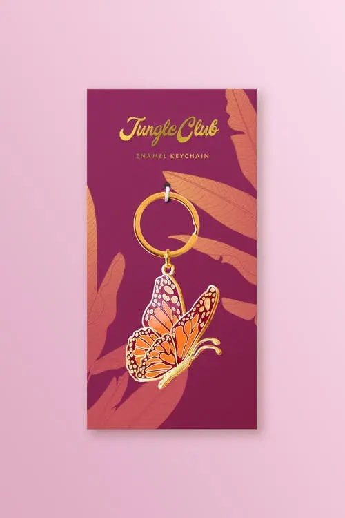 JUNGLE CLUB Enamel Keychain