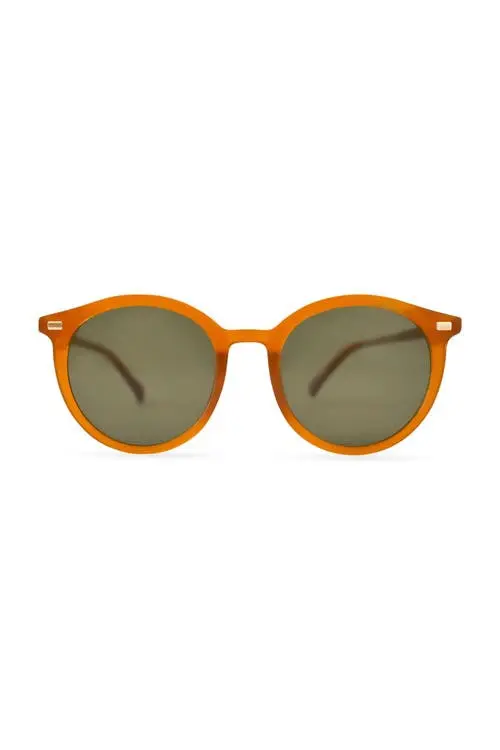 SUNSHINE STUDIOS Sam Round Sunglasses - Orange