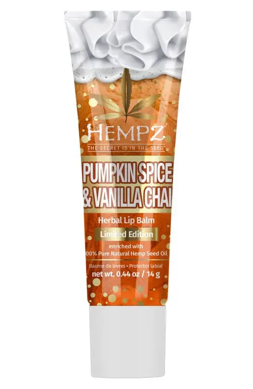 HEMPZ Pumpkin Spice & Vanilla Chai Lip Balm - Pumpkin Spice Vanilla Chai