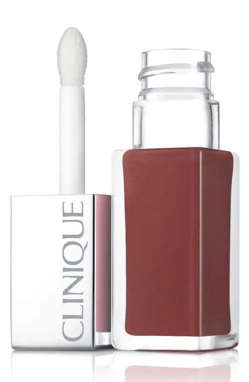 CLINIQUE Pop Lacquer Lip Color & Primer - Cocoa Pop