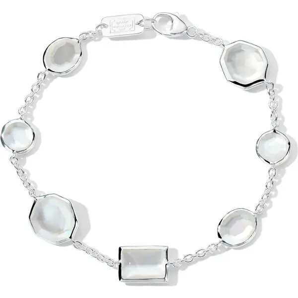 Ippolita Mixed-cut Station Bracelet - Silver