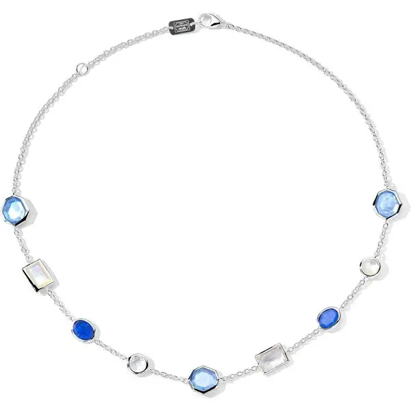 Ippolita Rock Candy® Mixed-cut Station Necklace - Silver