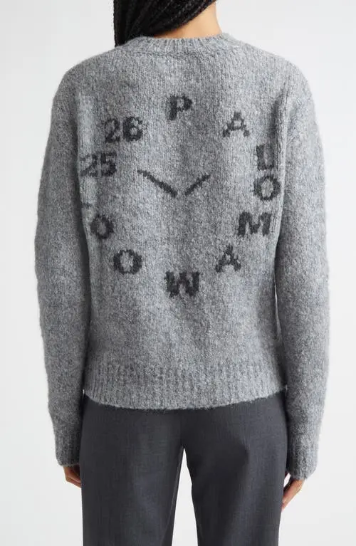 Paloma Wool Clock Intarsia Wool & Alpaca Blend Sweater