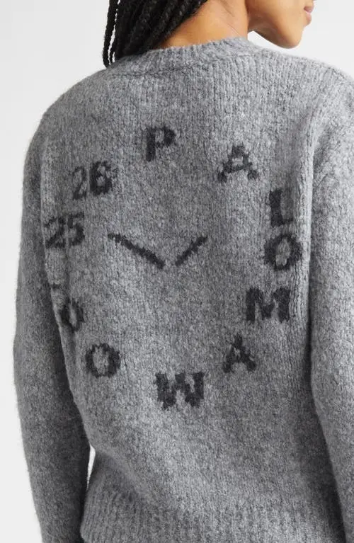 Paloma Wool Clock Intarsia Wool & Alpaca Blend Sweater