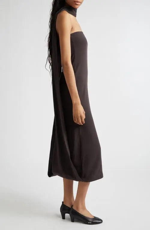 Paloma Wool Alberch Strapless Wool Blend Midi Dress