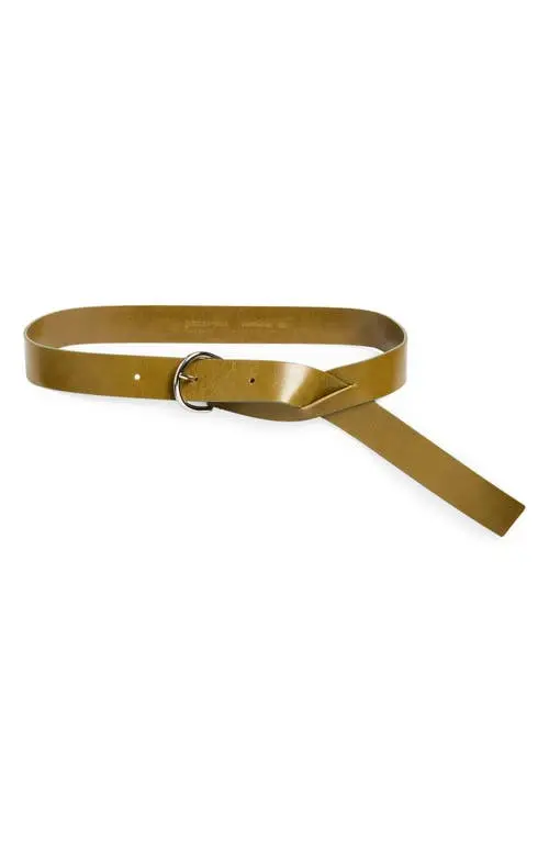 Paloma Wool Adela Leather Belt - Khaki