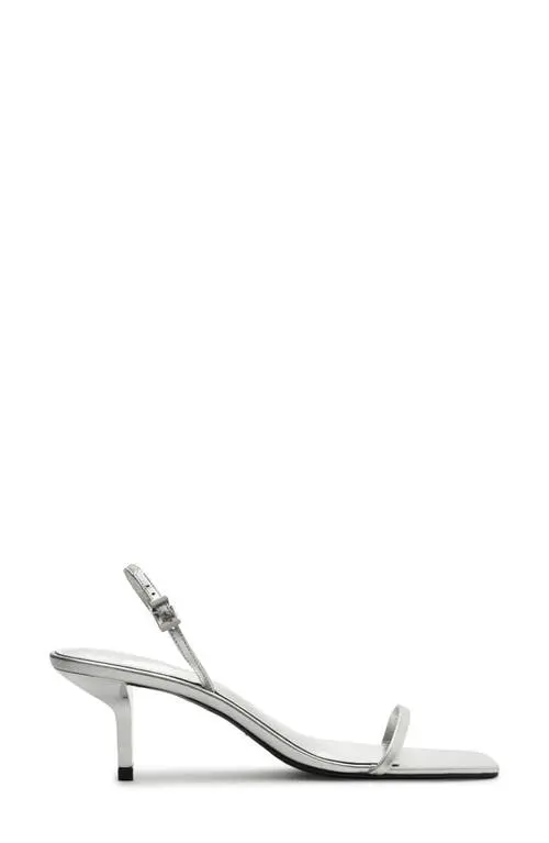 Schutz Judith Slingback Sandal - Prata
