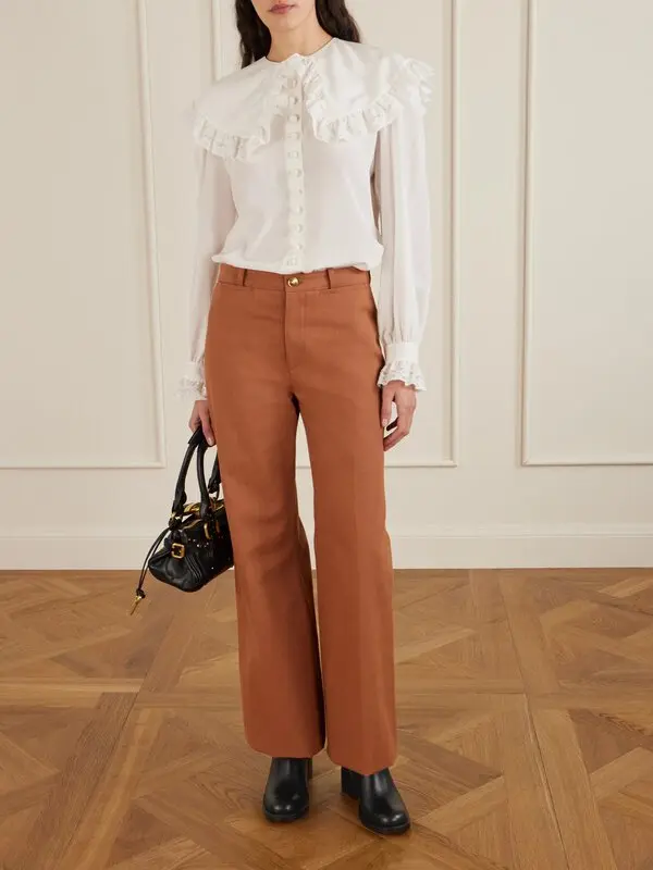 Chloé Dakota Embellished Leather Ankle Boots
