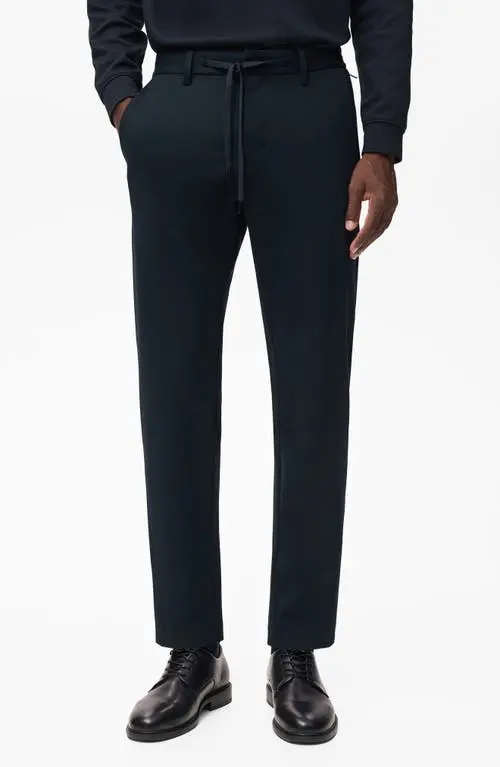 Mango Slim Fit Drawstring Trousers
