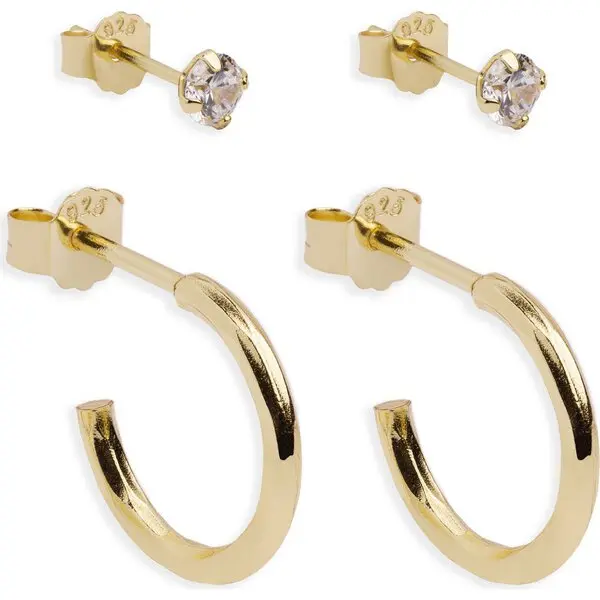 Argento Vivo Earrings Set - Gold