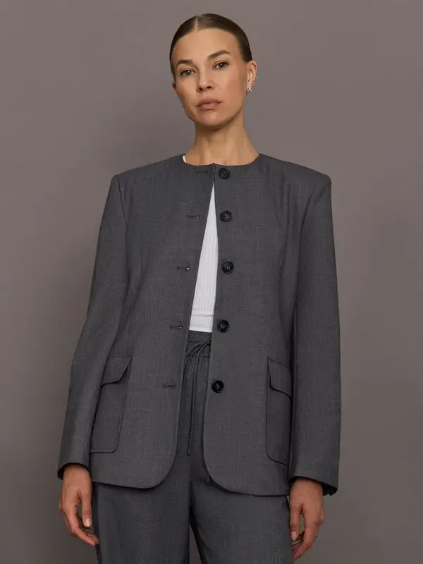 Rue Sophie Collarless Arlin Blazer