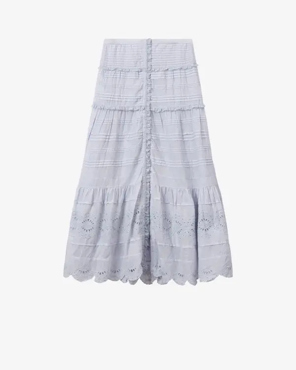 MARANT ETOILE Paoline Skirt - Light Blue