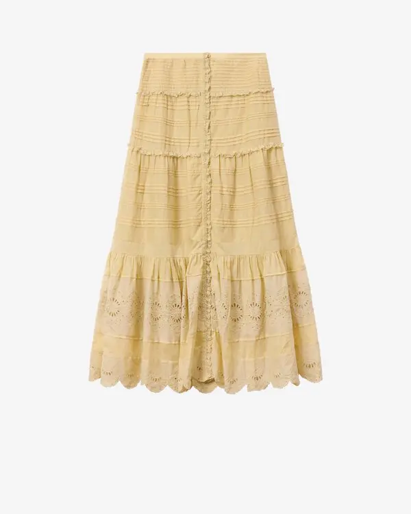 MARANT ETOILE Paoline Skirt - Light Ochre