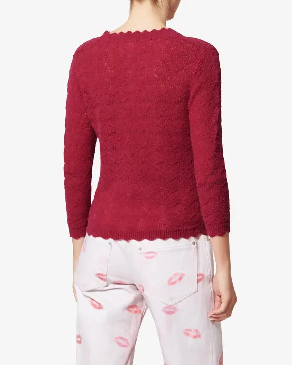 MARANT ETOILE Leonette Sweater - Fuchsia