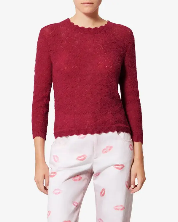 MARANT ETOILE Leonette Sweater - Fuchsia