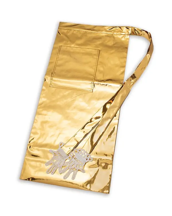 GOHAR WORLD Gohar Lace Hands Apron - Gold