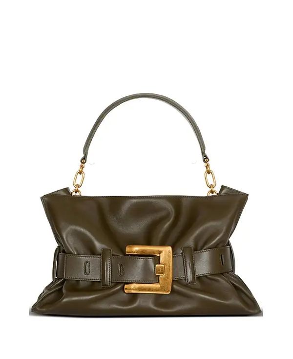 Balmain Medium Anthem Bag - Khaki