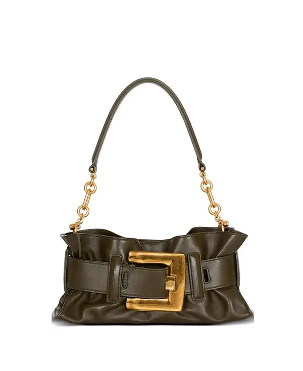 Balmain Mini Anthem Shoulder Bag - Khaki