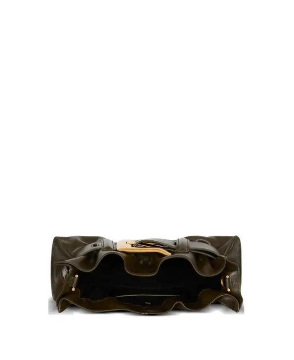 Balmain Mini Anthem Shoulder Bag - Khaki
