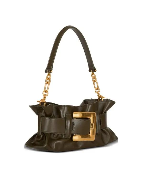 Balmain Mini Anthem Shoulder Bag - Khaki