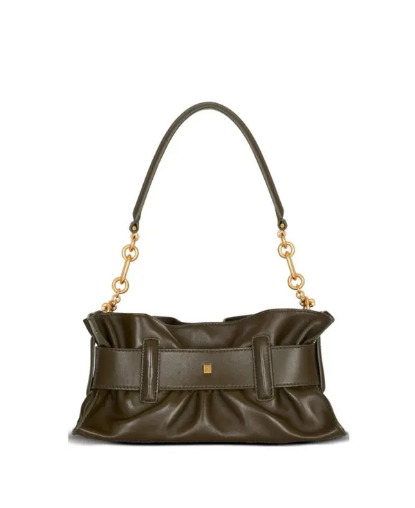 Balmain Mini Anthem Shoulder Bag - Khaki