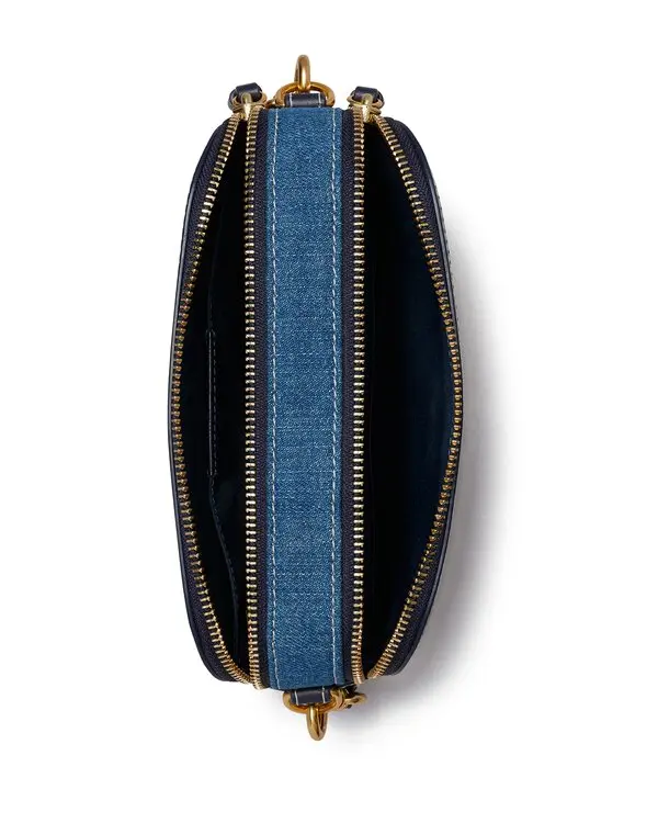 Tory Burch Mini Miller Crossbody Bag - Denim Multi/gold