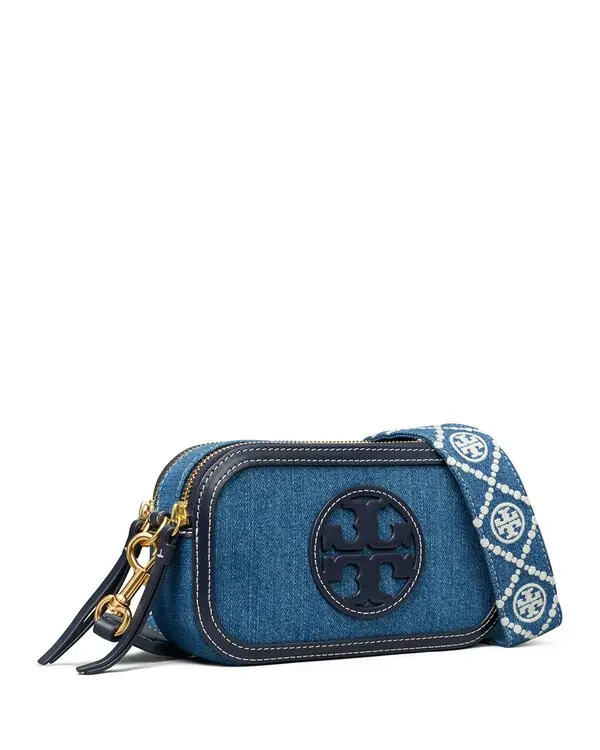 Tory Burch Mini Miller Crossbody Bag - Denim Multi/gold