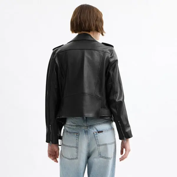 COACH Belted Moto Jacket